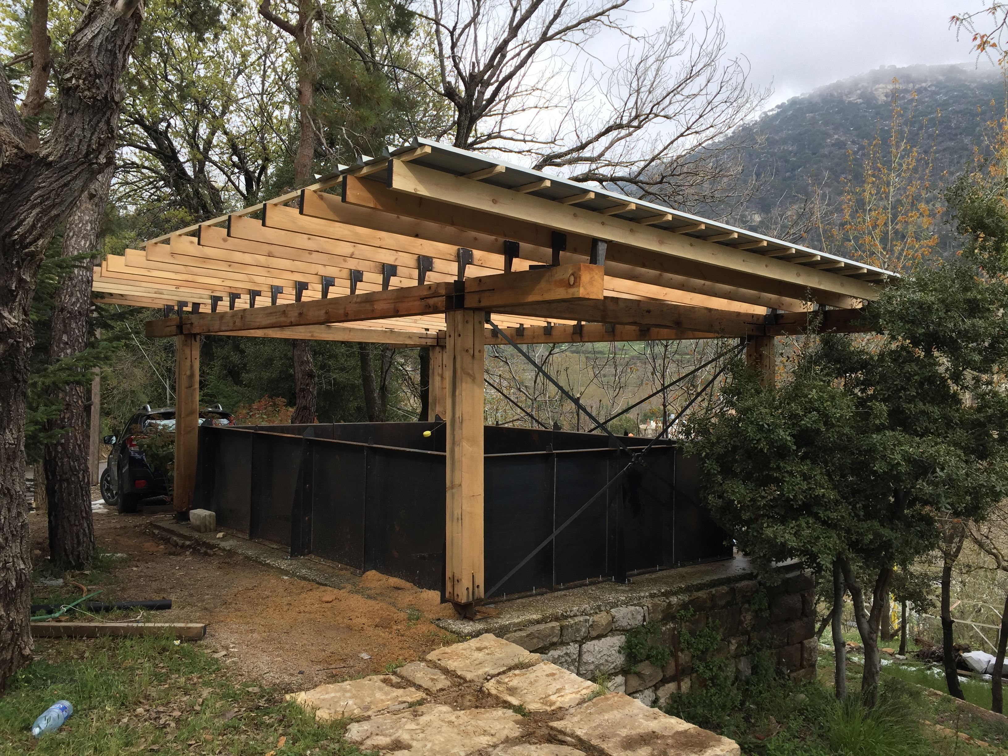 Pond extension with UBIC prefabricated system • Bits To Atoms