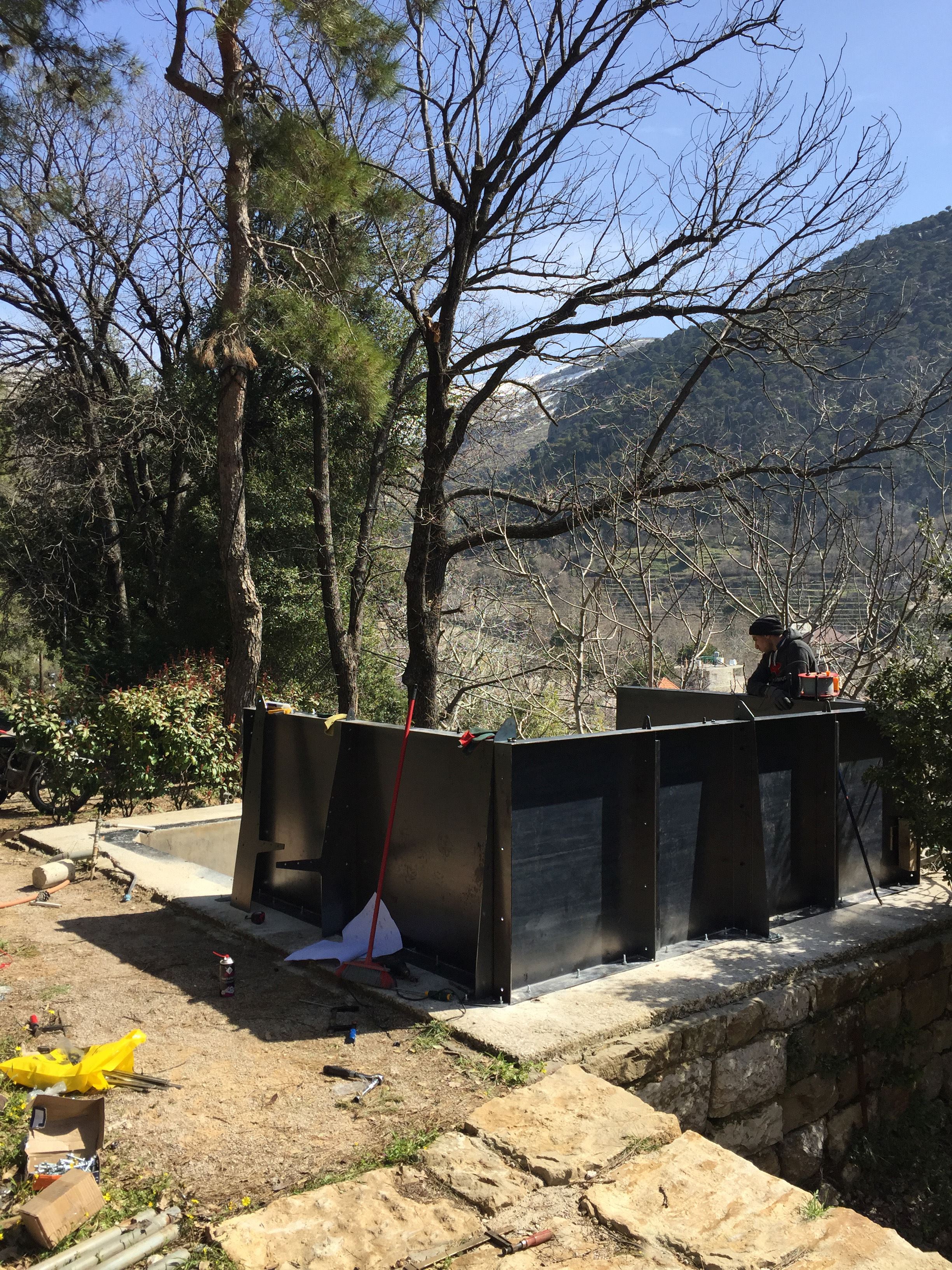 Pond extension with UBIC prefabricated system • Bits To Atoms